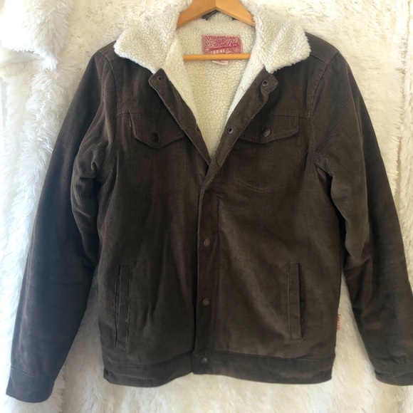 Brooklyn Cloth | Jackets & Coats | Brooklyn Cloth Brown Corduroy And ...